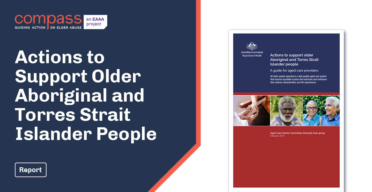 Actions to Support Older Aboriginal and Torres Strait Islander People ...