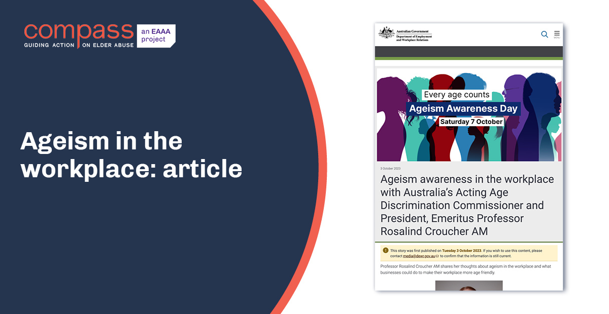 Ageism in the workplace article - Compass