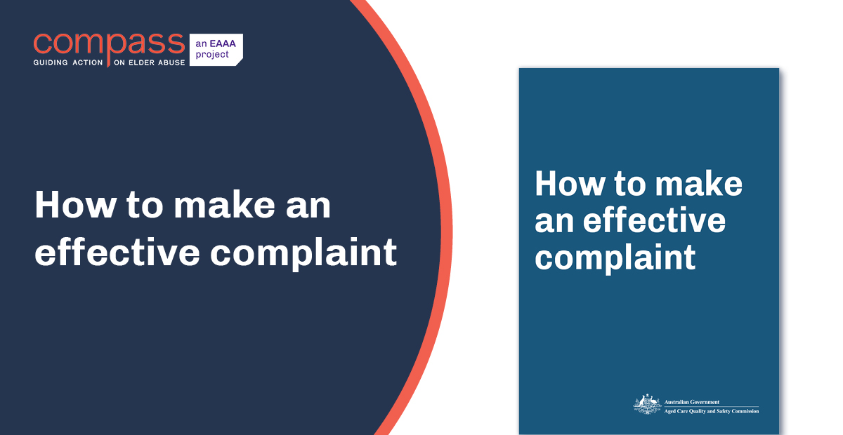 How to make an effective complaint - Compass