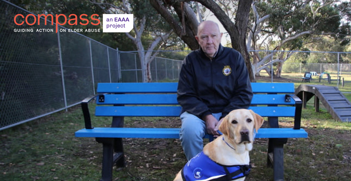 Dog helps Vietnam veteran ease isolation and PTSD - Compass