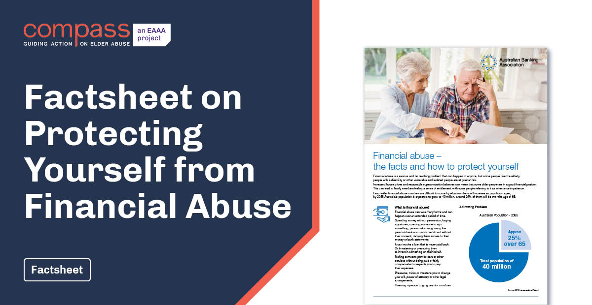 Factsheet on Protecting Yourself from Financial Abuse - Compass