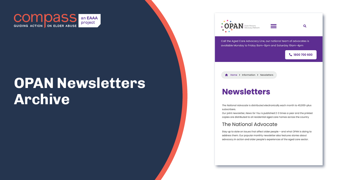 OPAN Newsletters Archive - Compass