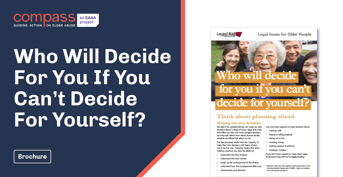 Who Will Decide For You If You Can't Decide For Yourself? – Compass