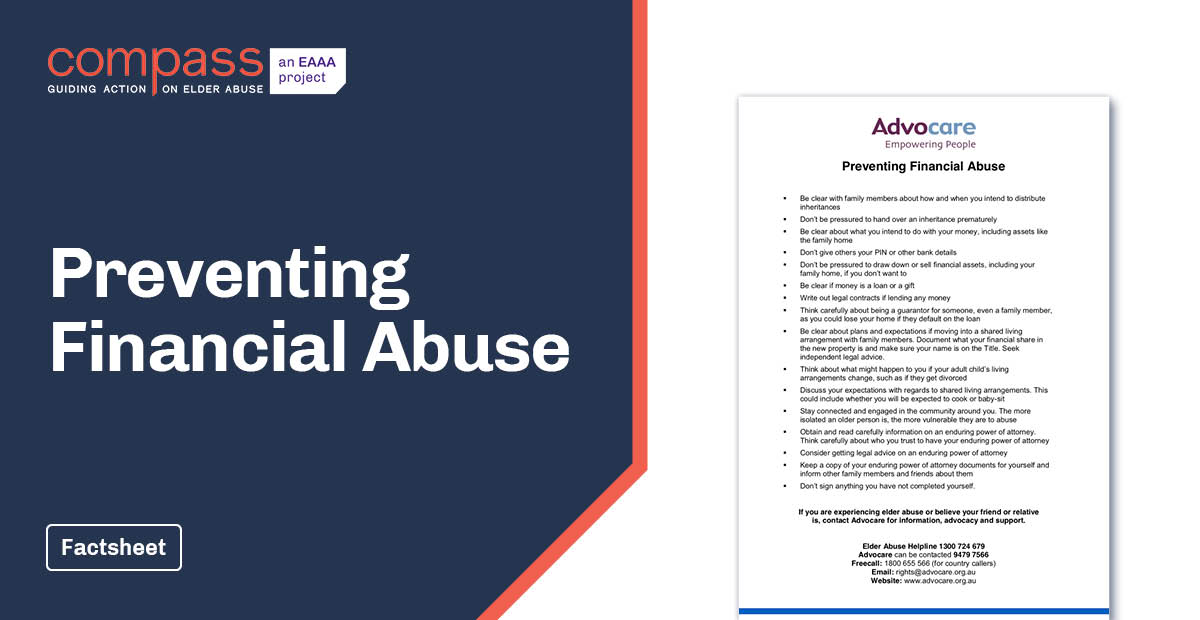 Preventing Financial Abuse - Compass