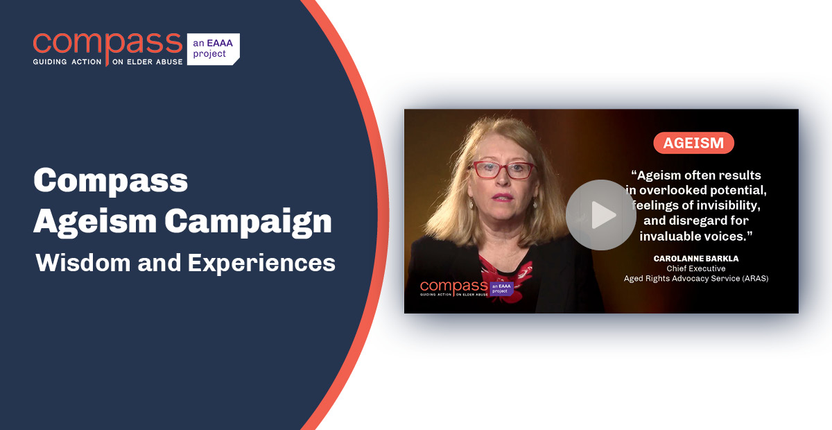 Compass Ageism Campaign #1 Wisdom and Experiences – Compass