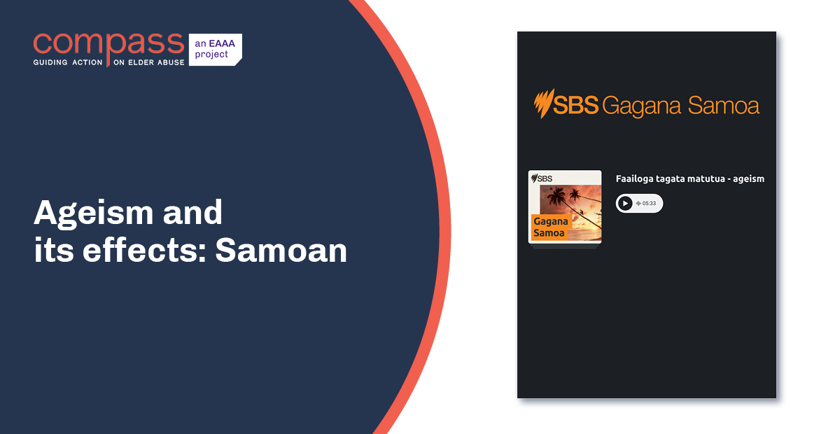 Ageism and its effects: Samoan - Compass