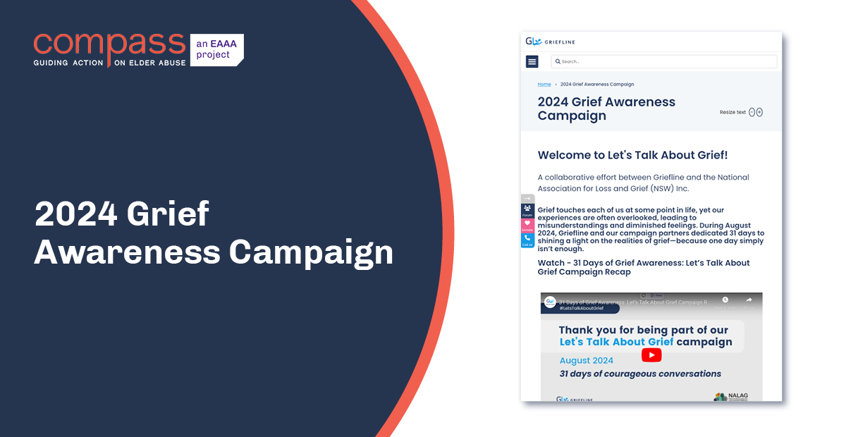 2024 Grief Awareness Campaign - Compass
