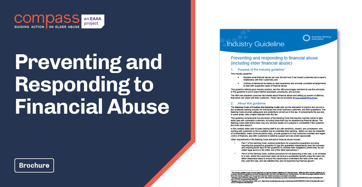 Preventing and Responding to Financial Abuse - Compass