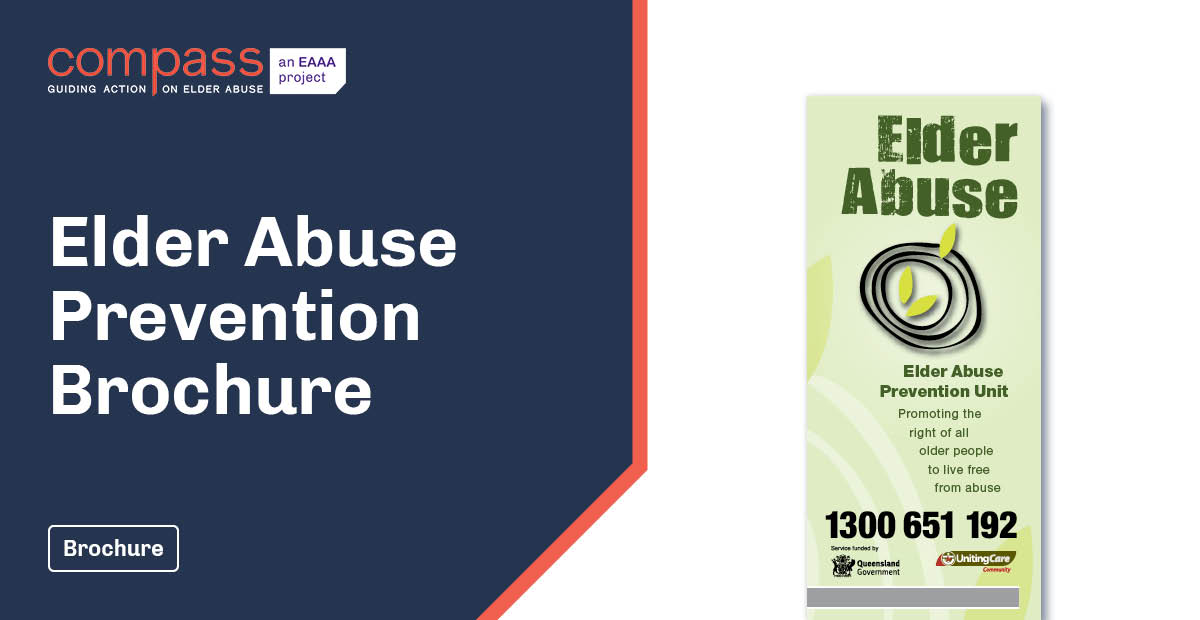 Elder Abuse Prevention Brochure - Compass