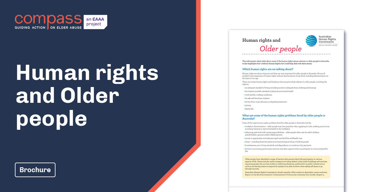 Human rights and Older people - Compass