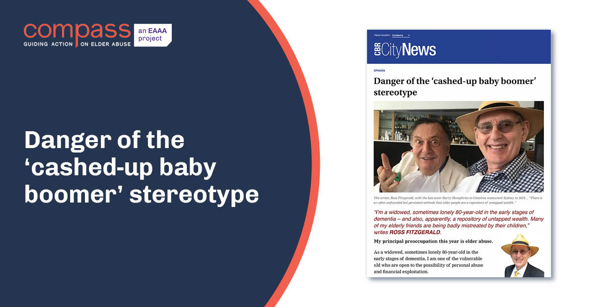 Danger of the ‘cashed-up baby boomer’ stereotype - Compass