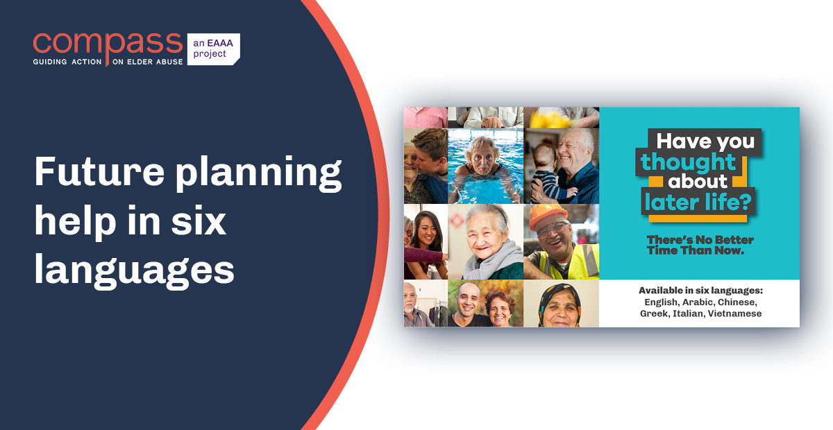 Future planning help in six languages - Compass