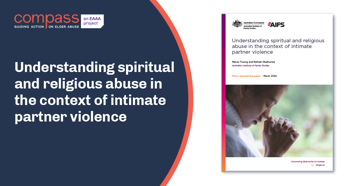 Understanding spiritual and religious abuse in the context of intimate ...