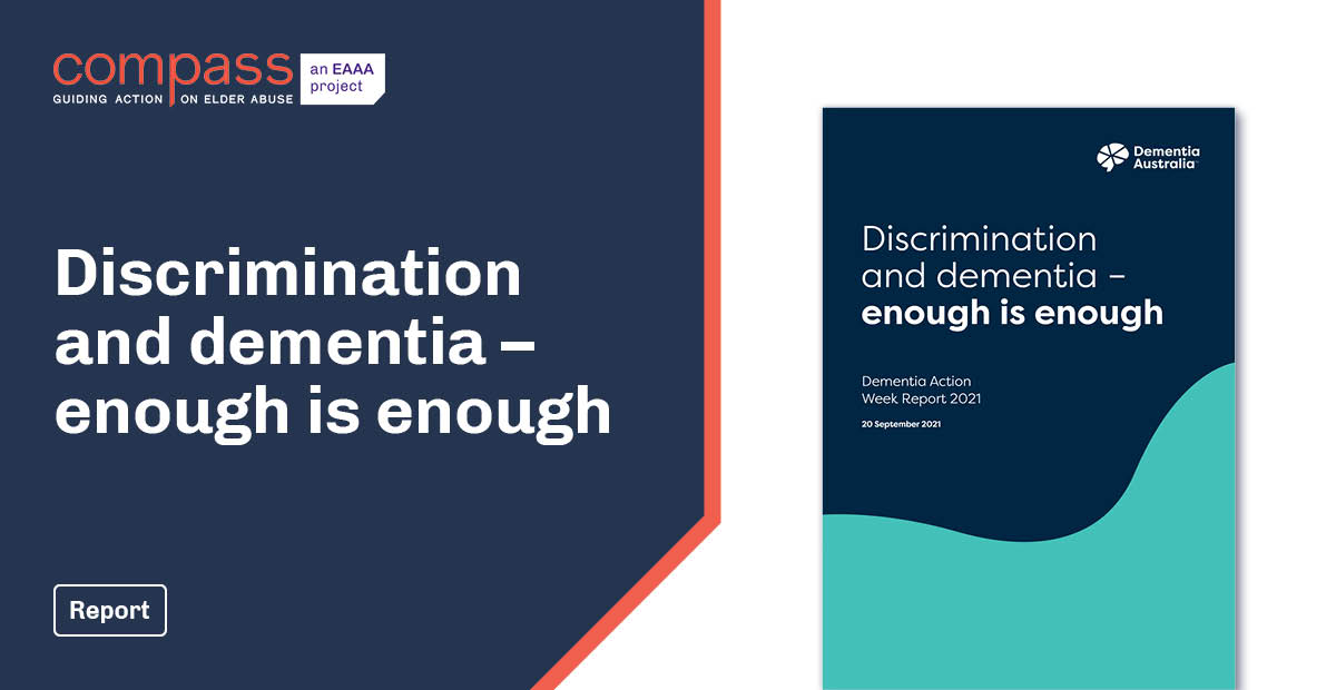 Discrimination and dementia – enough is enough - Compass
