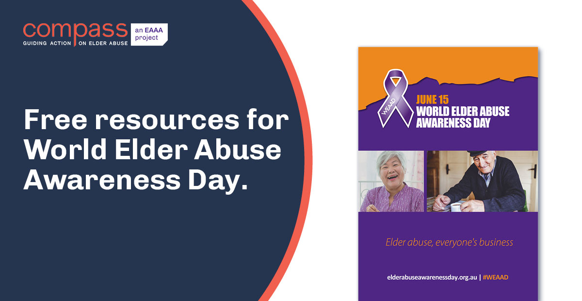 Free resources for World Elder Abuse Awareness Day - Compass