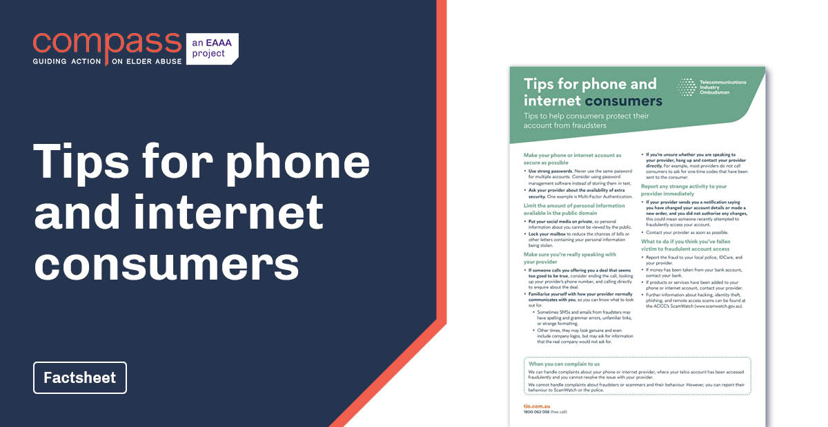 Tips for phone and internet consumers - Compass