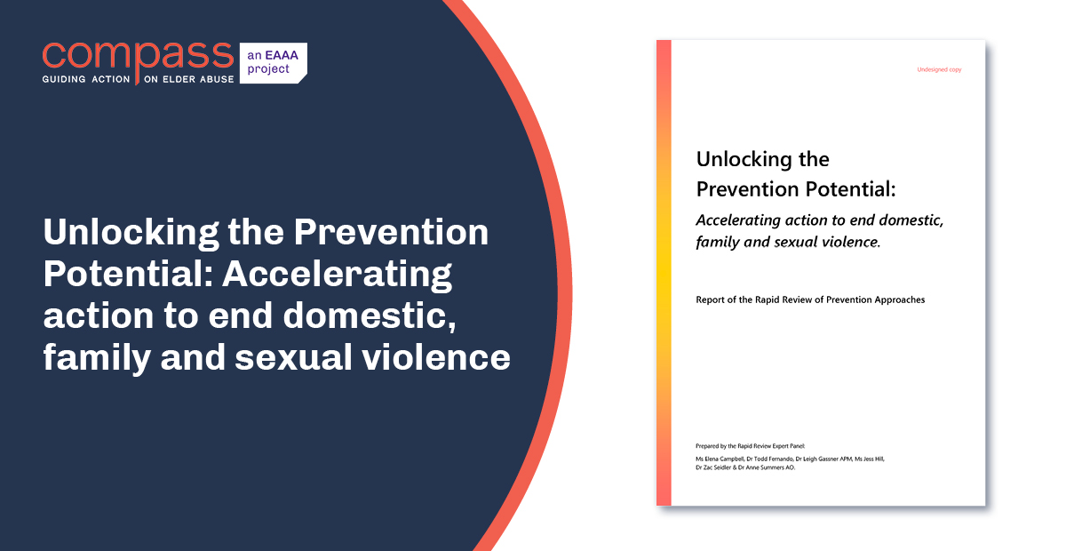 Unlocking the Prevention Potential: accelerating action to end domestic ...