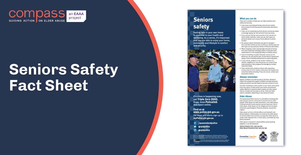 Seniors safety fact sheet - Compass
