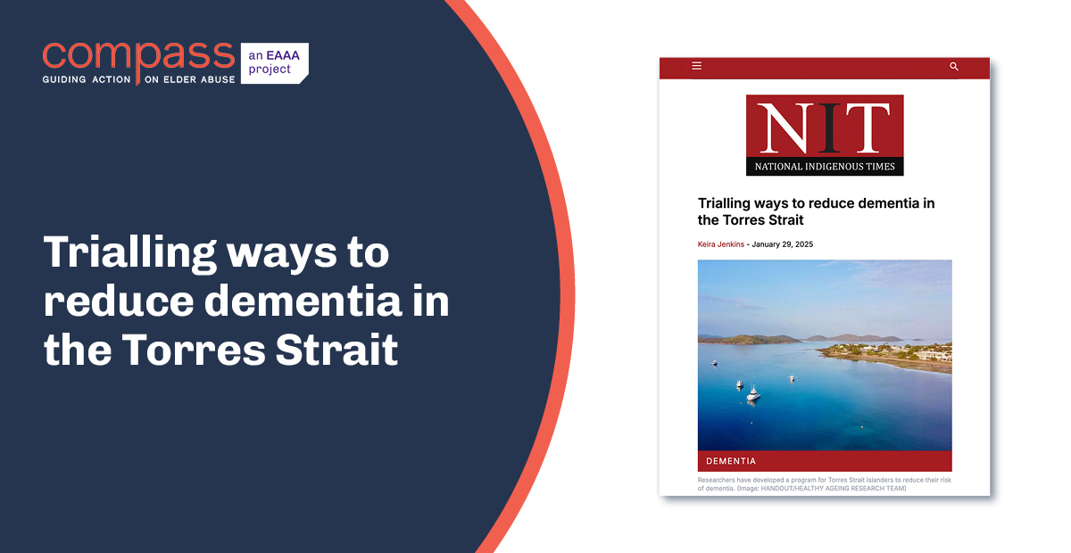 Trialling ways to reduce dementia in the Torres Strait - Compass