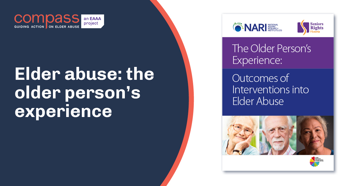 Elder abuse: the older person’s experience - Compass
