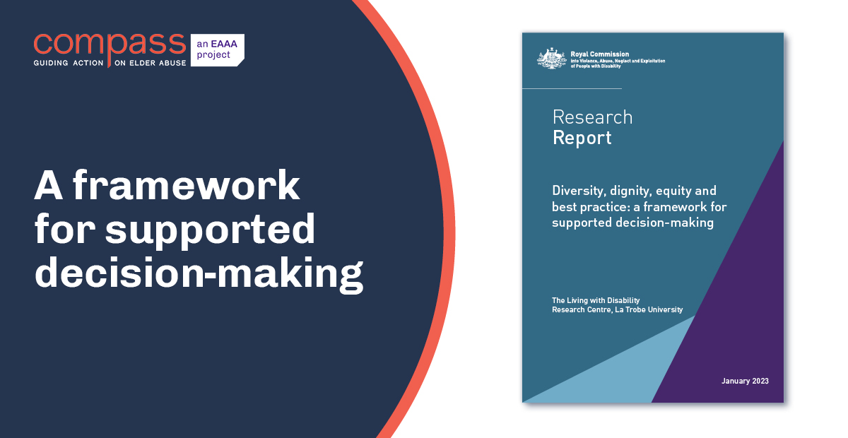 A framework for supported decision-making - Compass