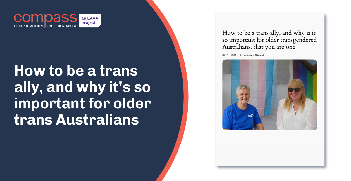 How to be a trans ally, and why it’s so important for older trans ...
