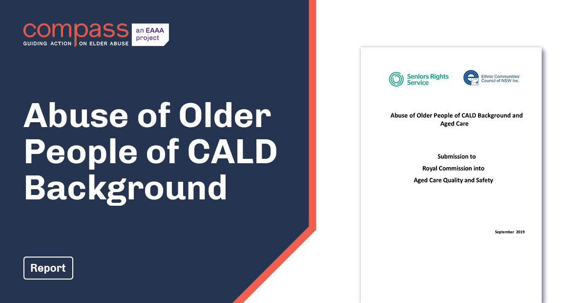 Abuse of Older People of CALD Background - Compass
