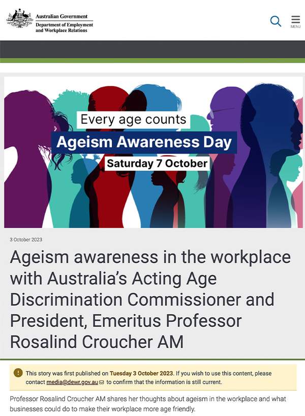 Training eModule: Identifying, Understanding and Challenging Ageist ...