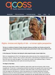 Rights, choices, and dignity of risk – a human rights perspective – Compass