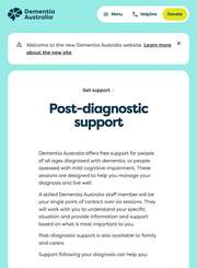 Dementia: post-diagnostic support – Compass
