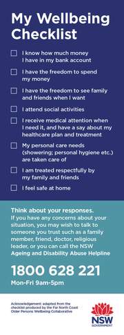 My Wellbeing Checklist – Compass