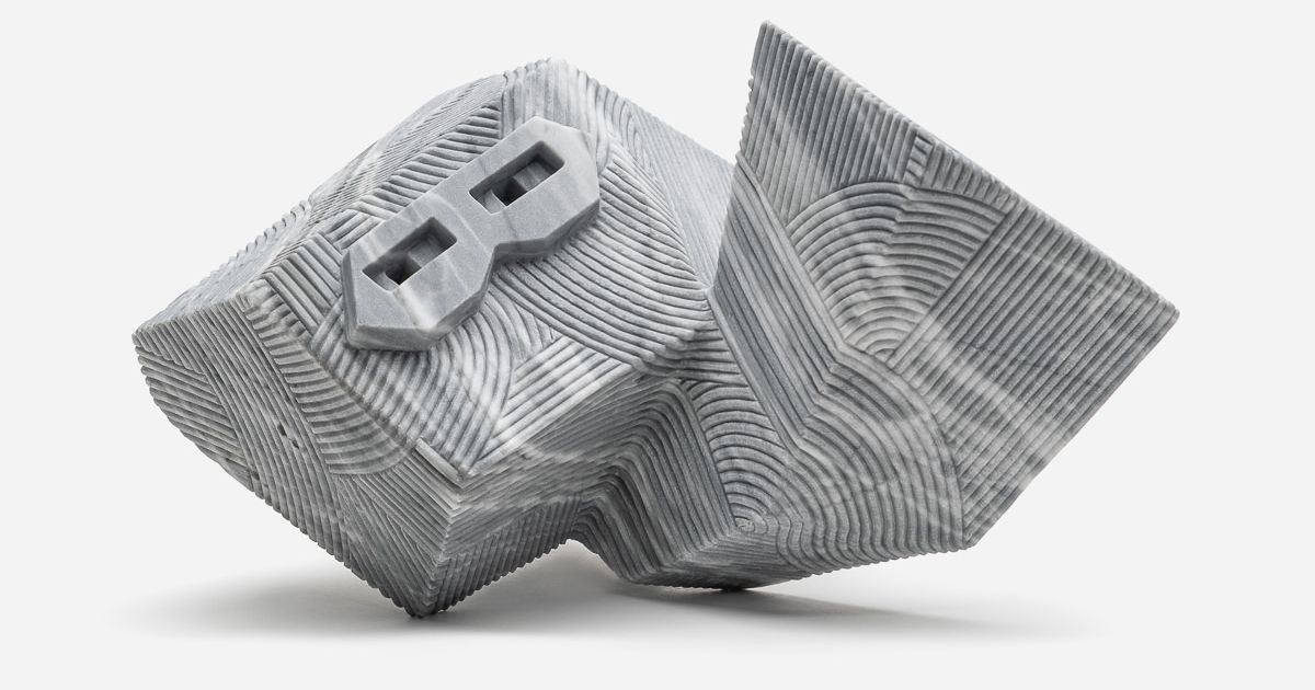 Neo Jomon: Geometric fantôme (Grey) by En Iwamura