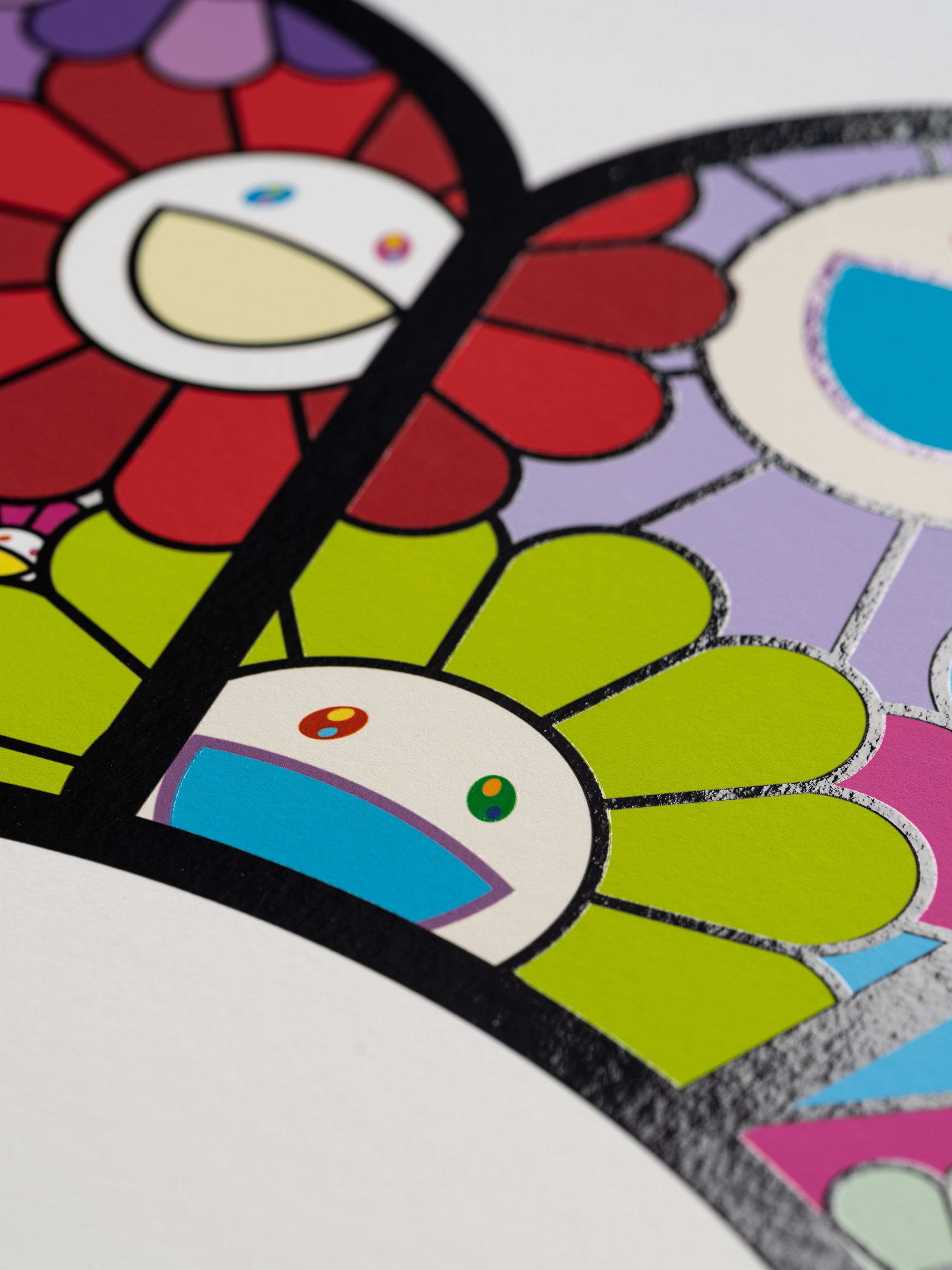 Lollipop Flowers Rainbow by Takashi Murakami