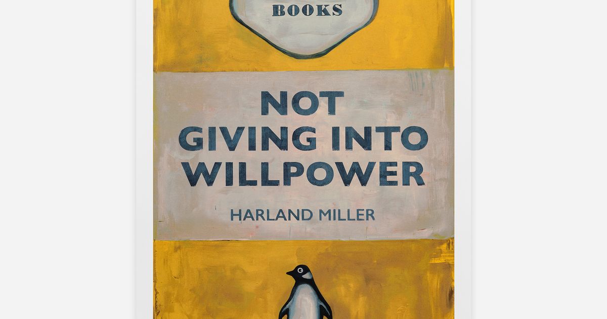 Not giving into willpower – Yellow by Harland Miller