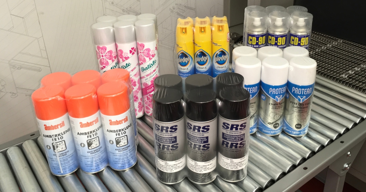 Aerosol Wrapping | Yorkshire Packaging Systems