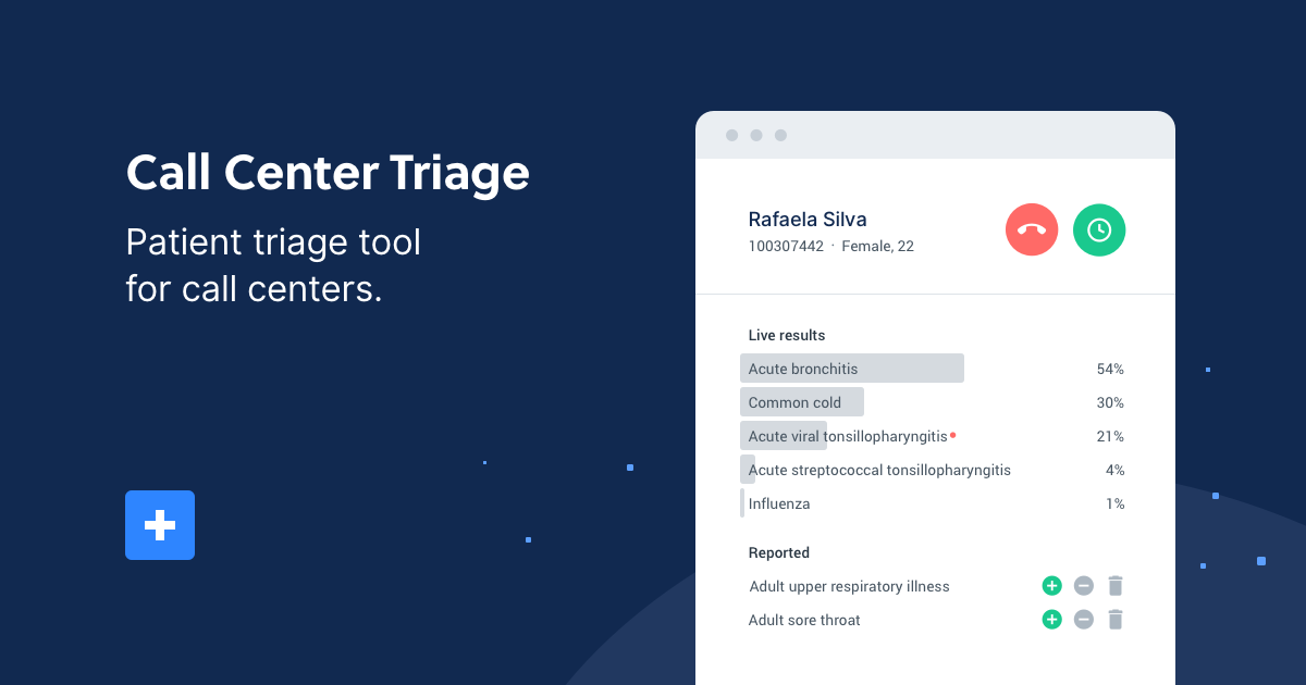 Call Center Triage - Infermedica