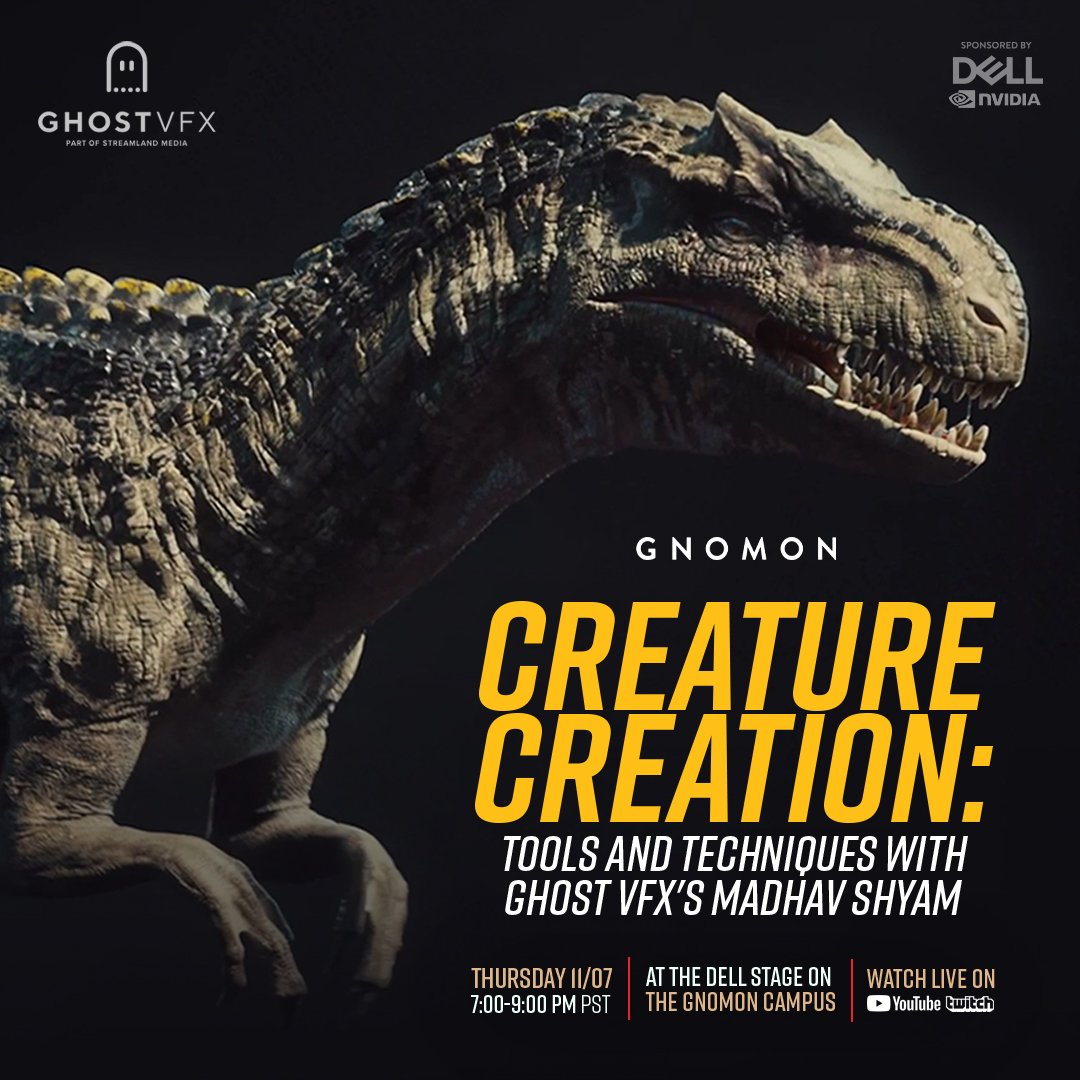 Creature Creation: Tools and Techniques with Ghost VFX's Madhav Shyam - Gnomon