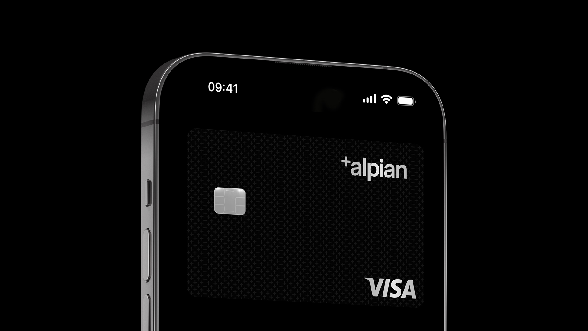 Alpian Visa Debit Metallkarte – Elegant & robust