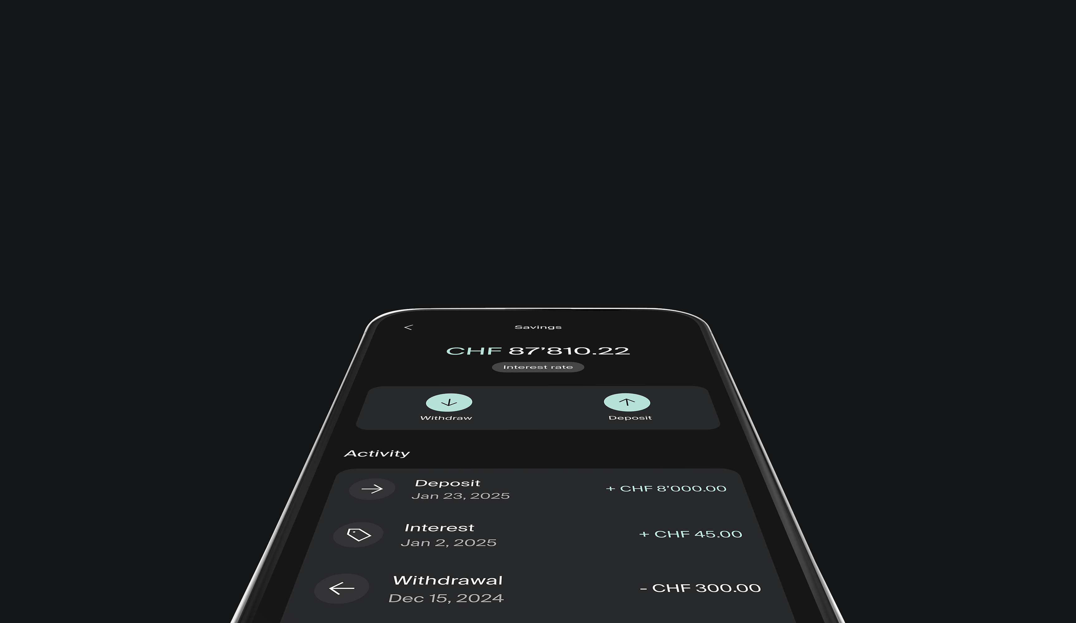 Flexible savings account | Alpian Bank