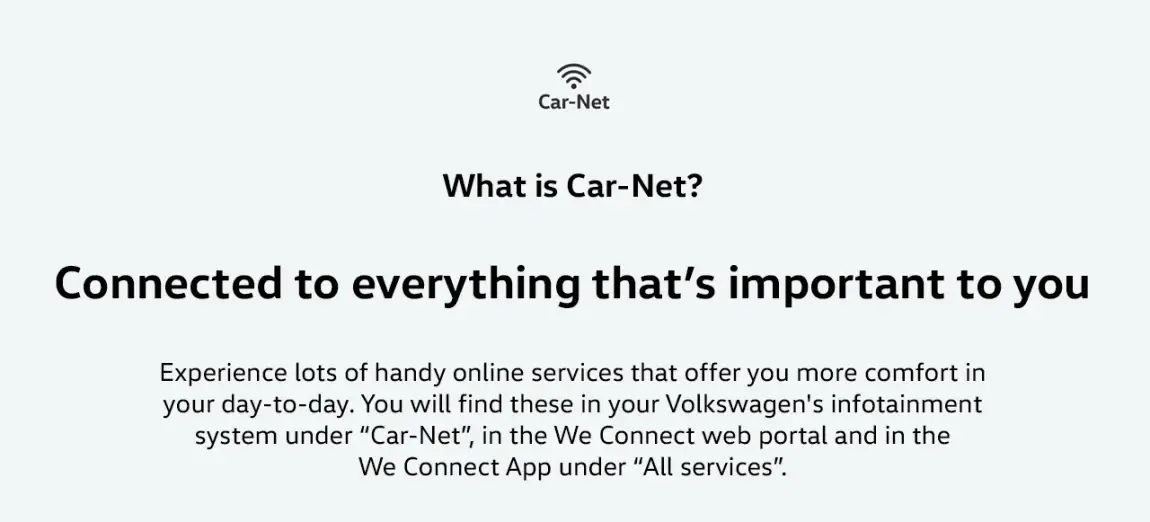 Volkswagen We Connect | Sytner Volkswagen