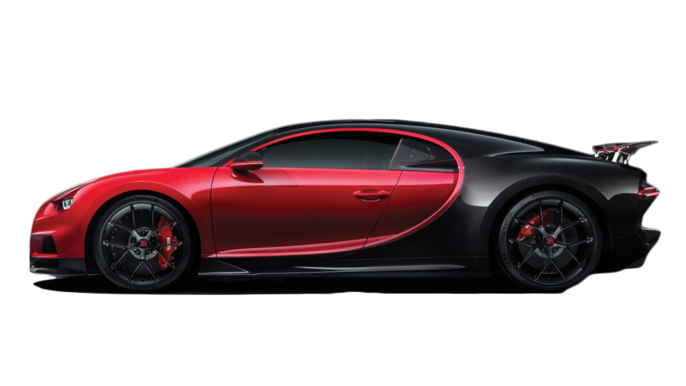 Red Bugatti Chiron Side View Photos Of Bugatti Chiron Super Sport