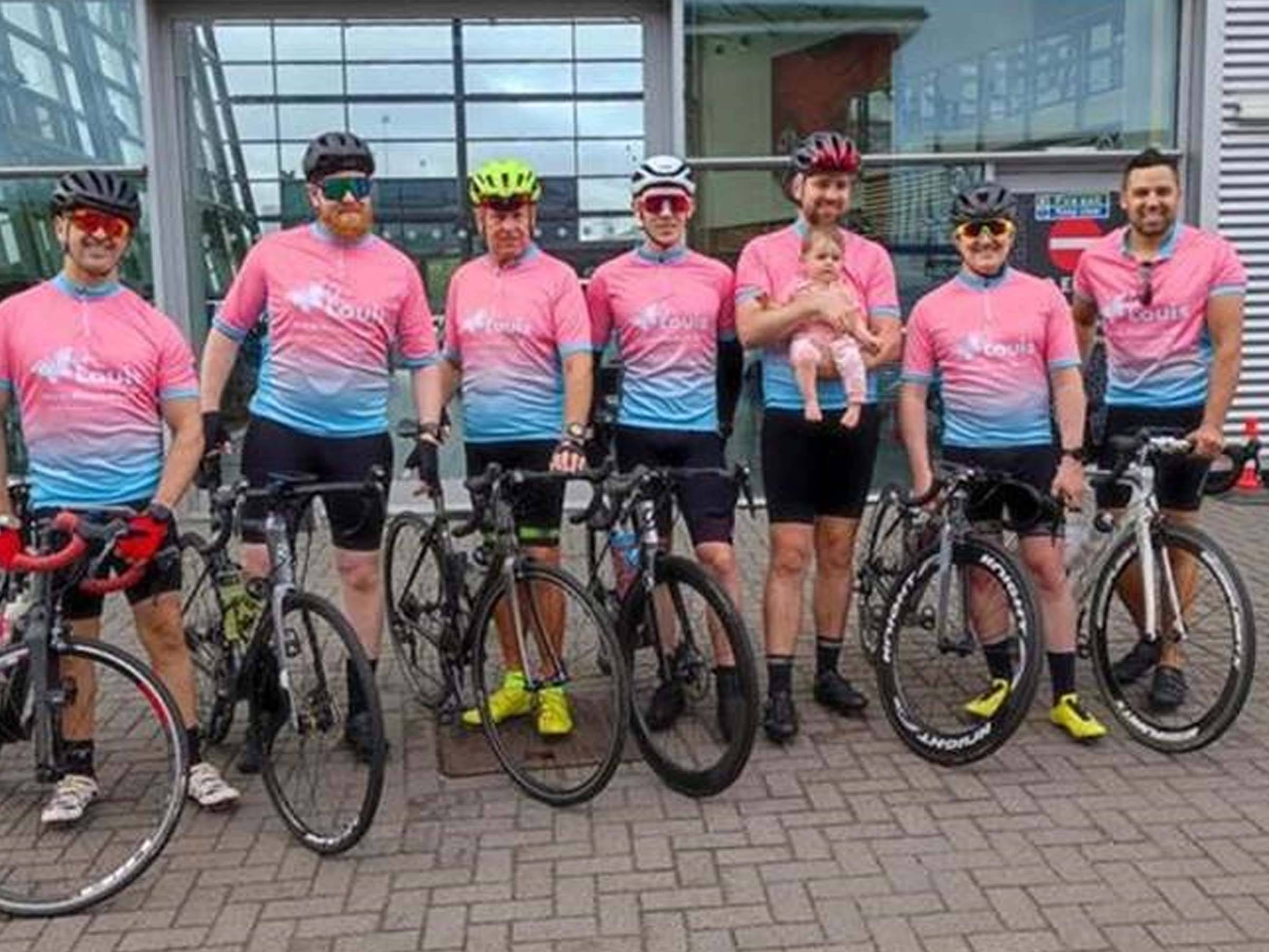 Nottingham Audi cycle 100 miles for '4Louis'