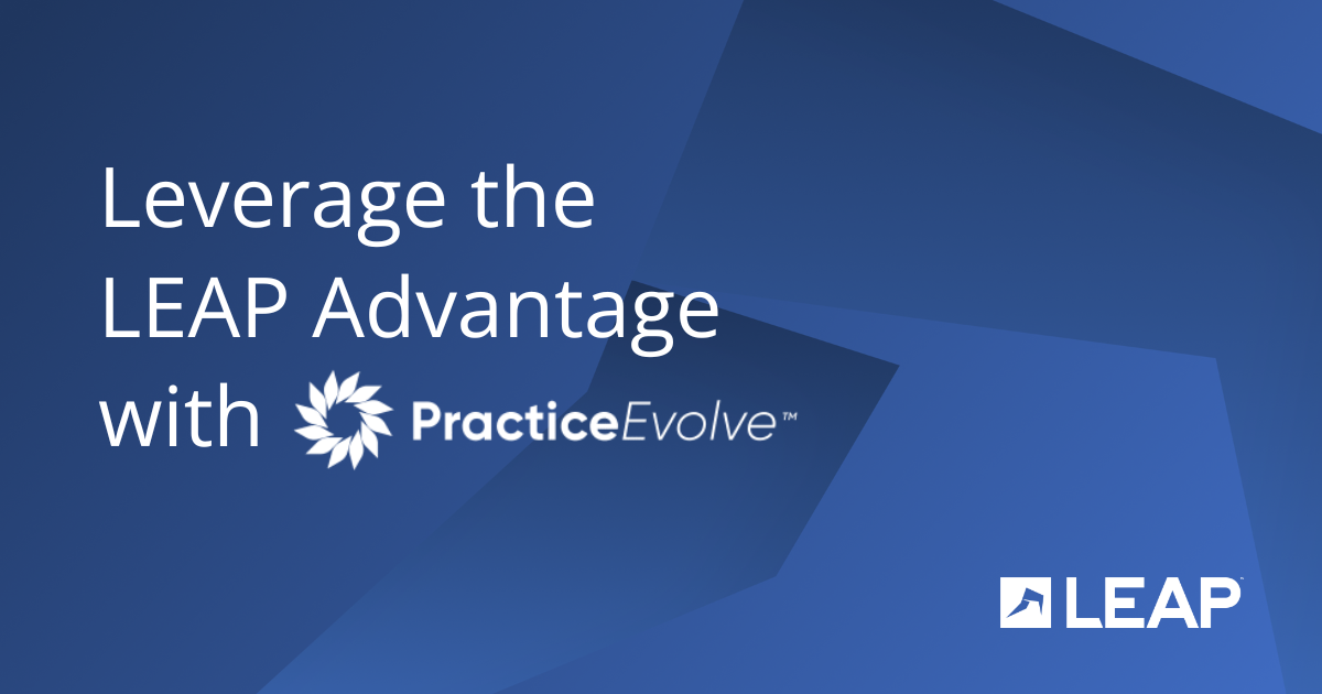 PracticeEvolve and LEAP | Book a demonstration