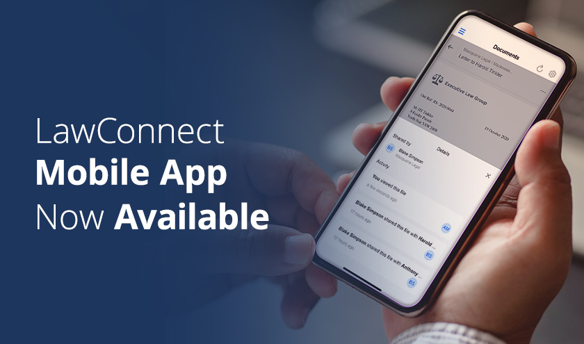 LawConnect Mobile App Now Available | LEAP Legal Software