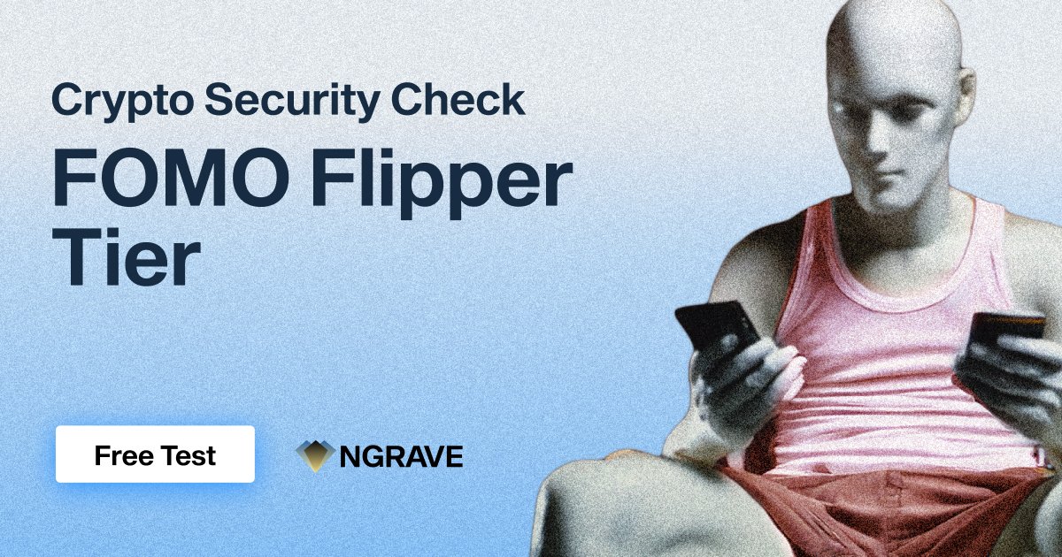 2025 Crypto Security Check: FOMO Flipper Tier | NGRAVE