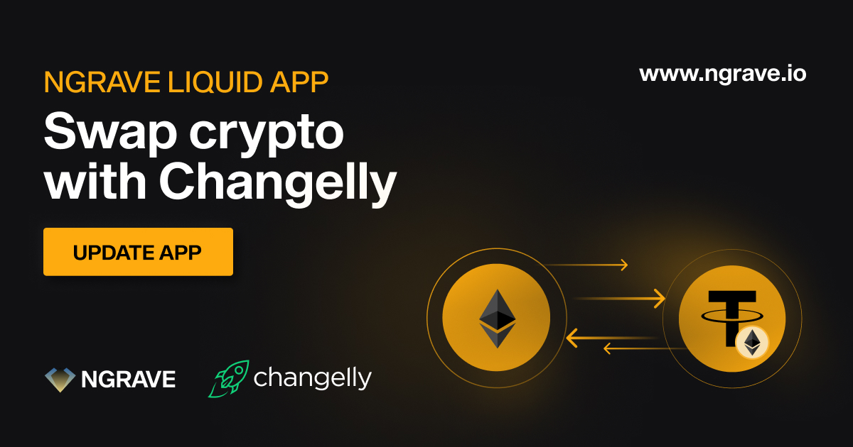 Swap Crypto via NGRAVE