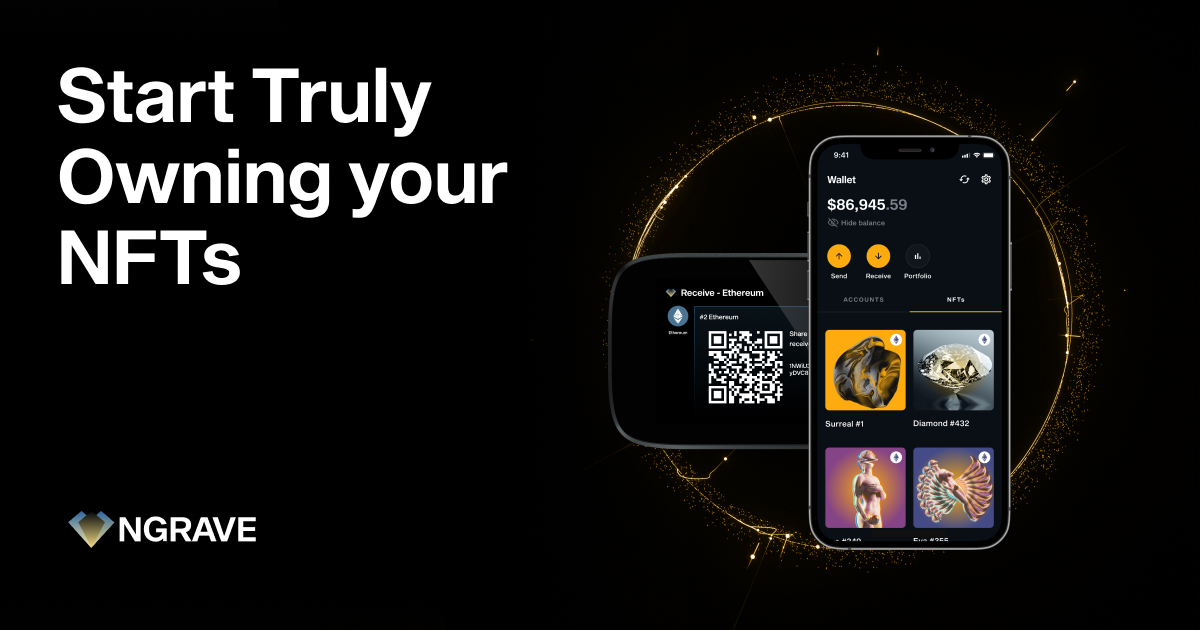 Safest security for your NFTs | NGRAVE cold wallet