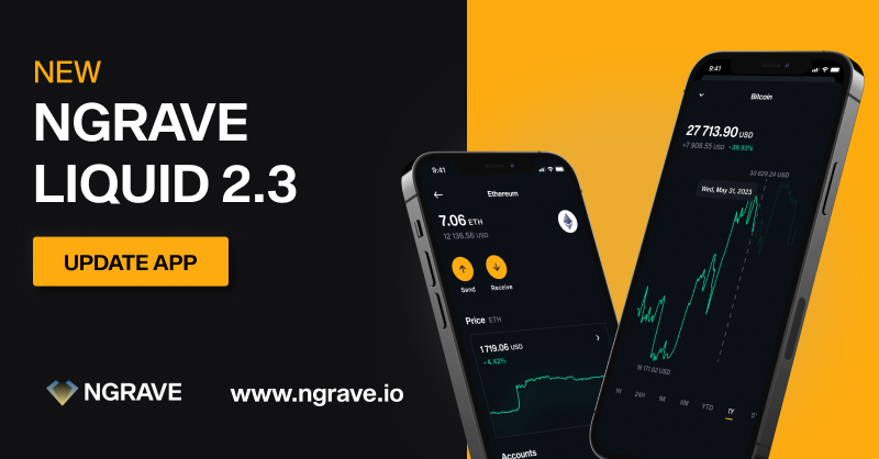 NGRAVE LIQUID 2.3 | Most secure crypto & NFT wallet app