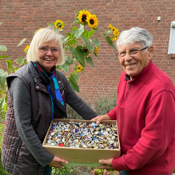 Kronkorken für den guten Zweck spenden | eco-projects.global