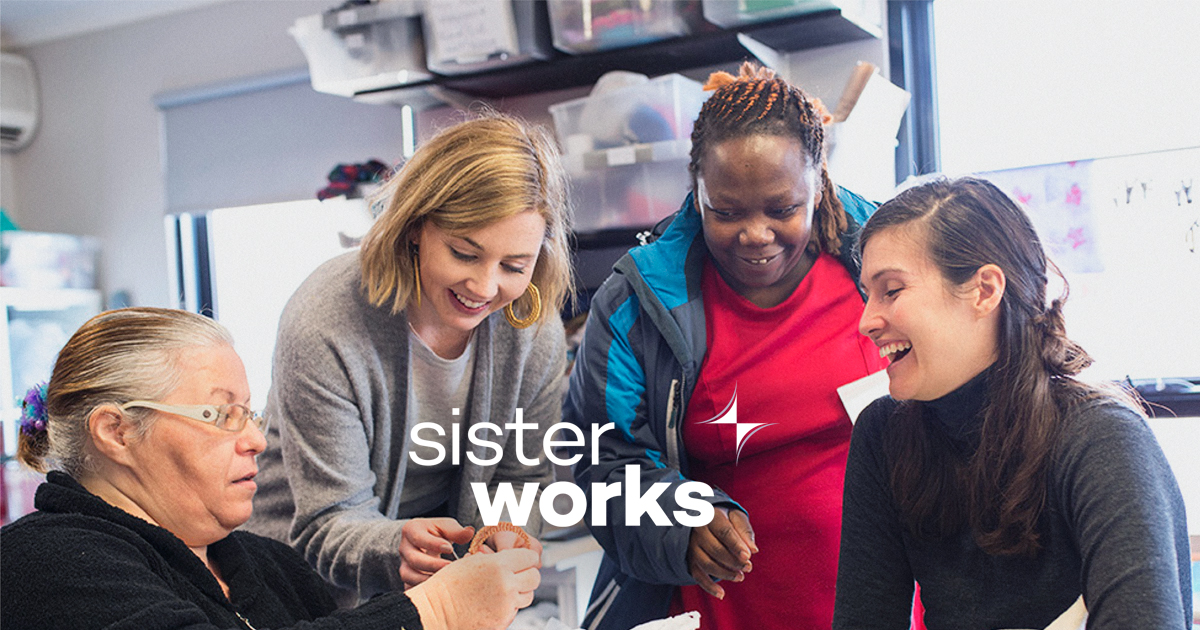 SisterWorks: Charity Rebrand and Website Development by Tone Studio